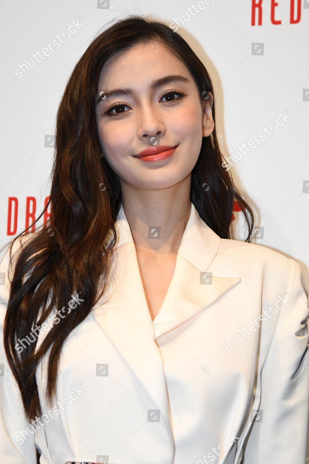 Chinese Actress Angelababy Shows Brand Promotional Editorial Stock ...