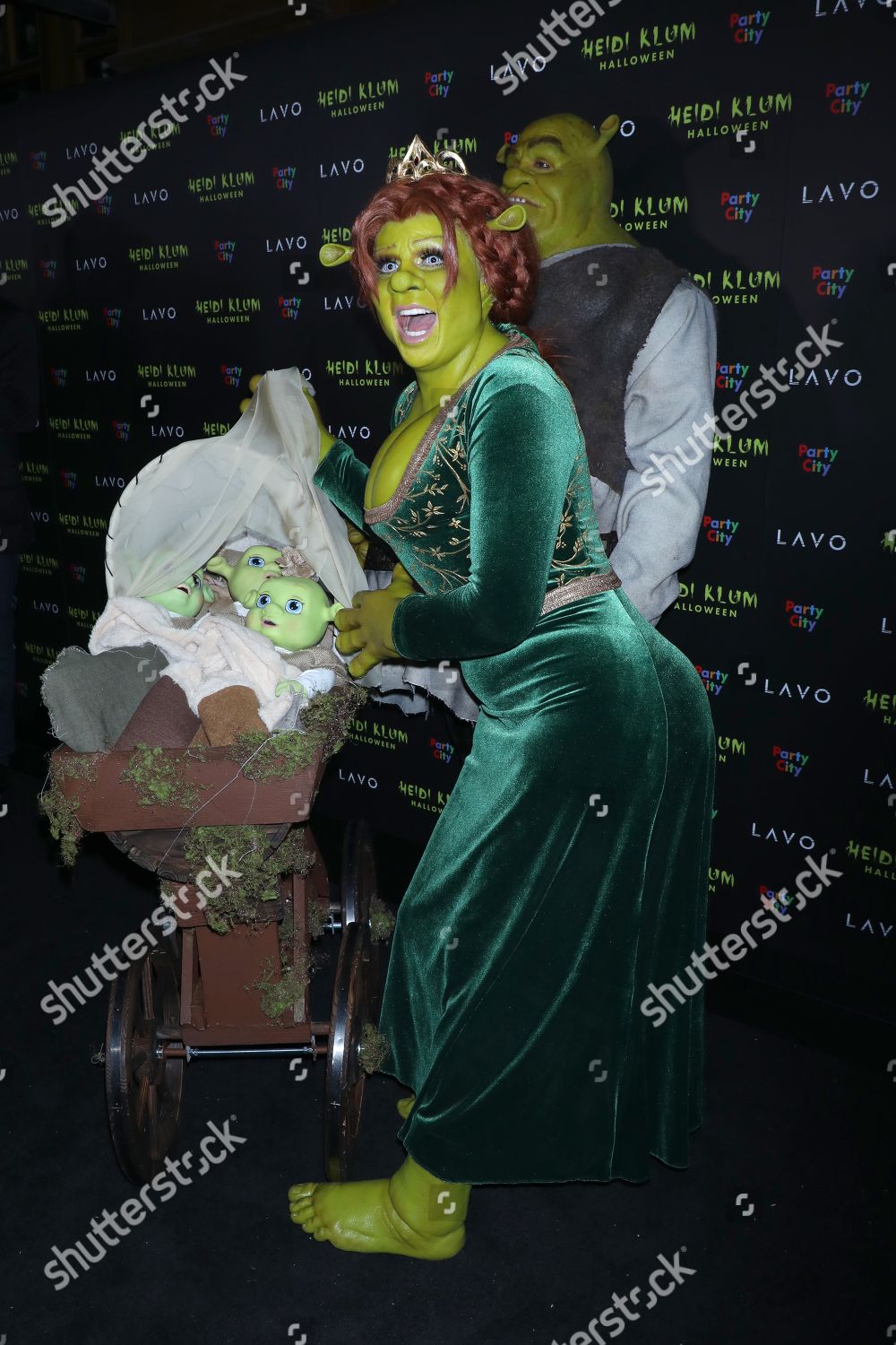 Heidi Klum Princess Fiona Tom Kaulitz Redaktionelles Stockfoto ...