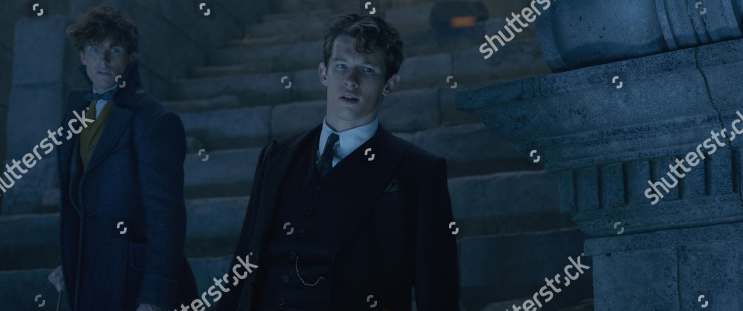 Eddie Redmayne Newt Scamander Callum Turner Editorial Stock Photo ...