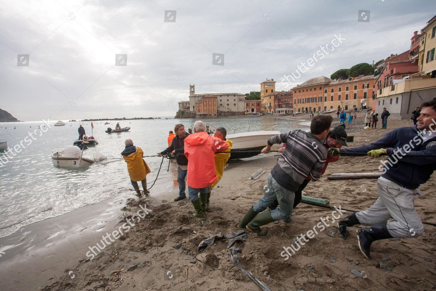 Divers Volunteers Try Recover Boats Sunk Editorial Stock Photo - Stock ...