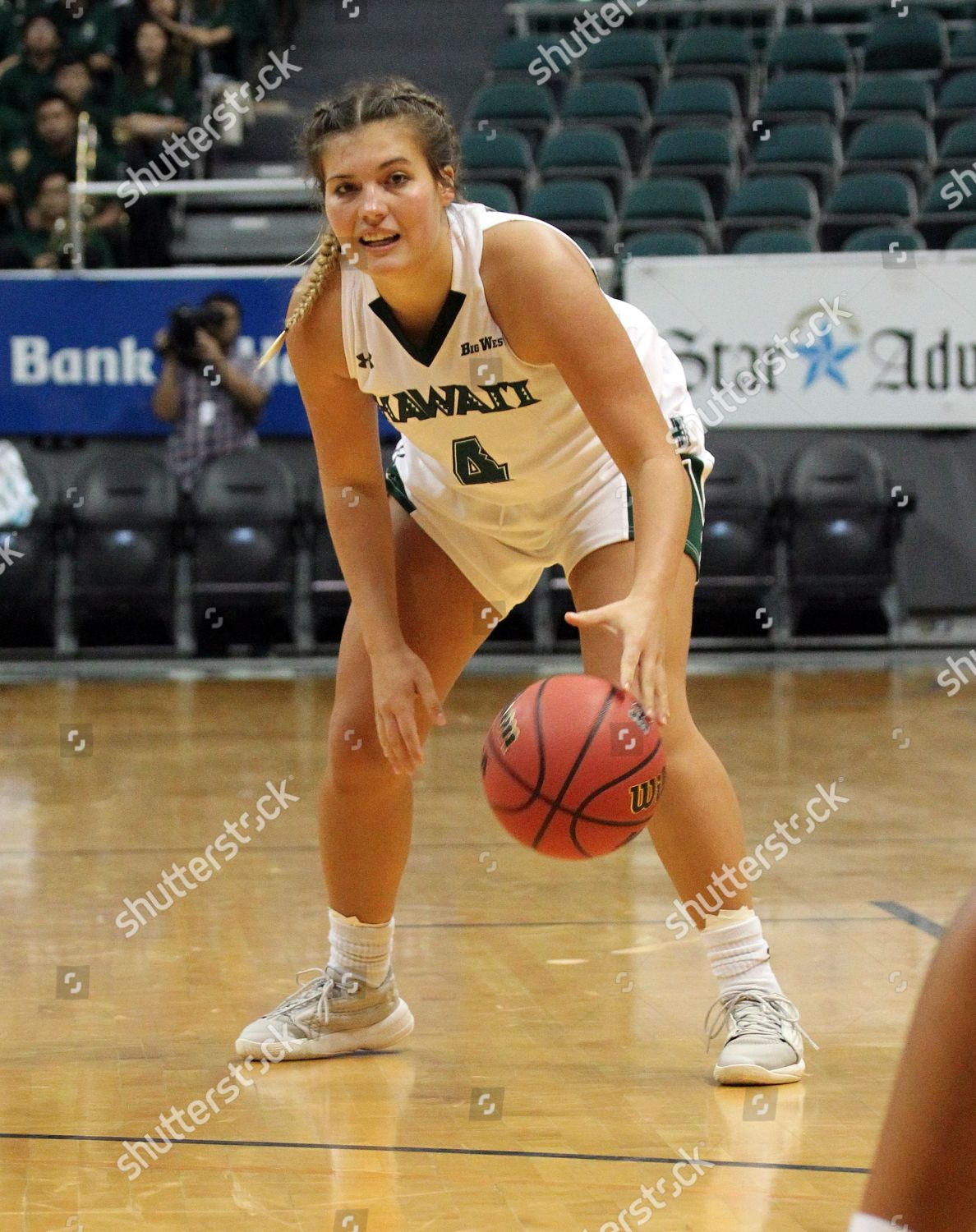 Hawaii Rainbow Wahine Guard Savannah Reier Editorial Stock Photo ...