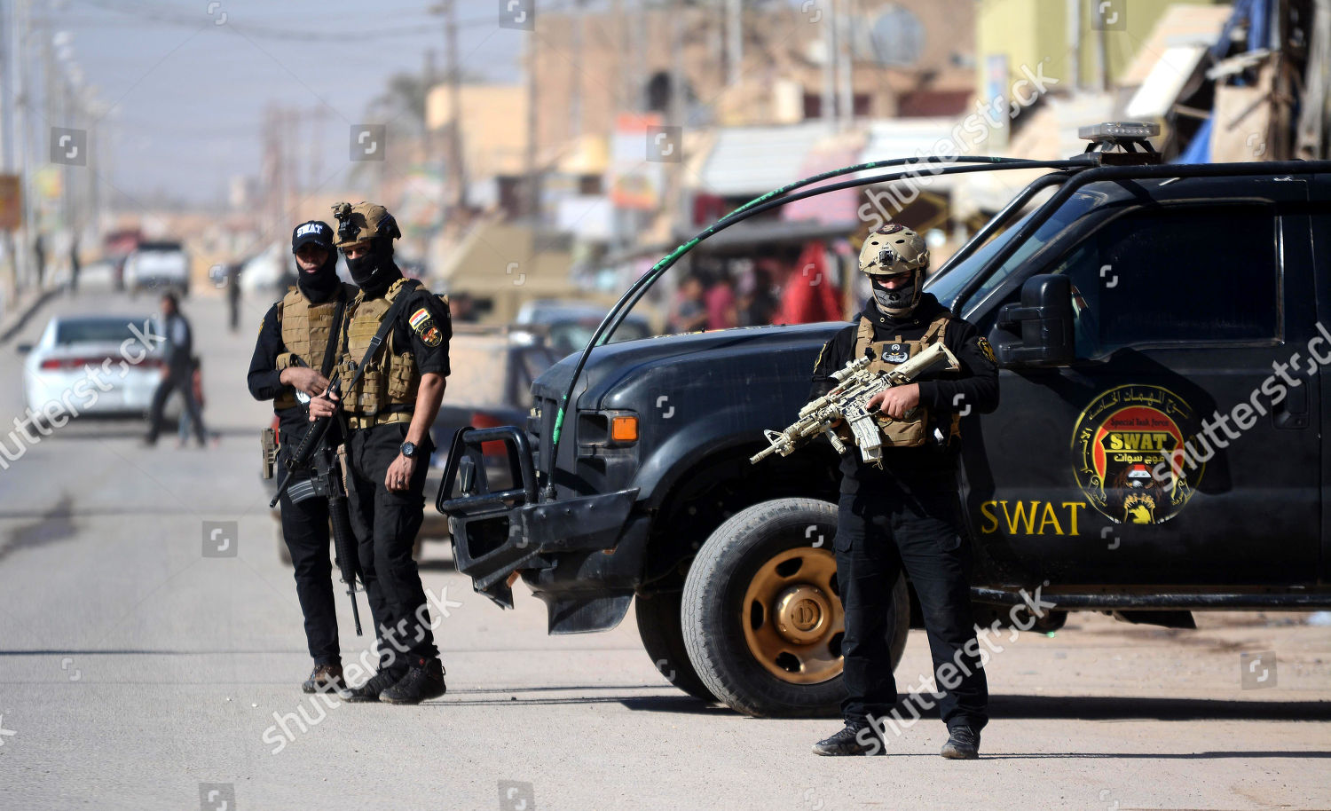 Members Iraqi Special Weapons Tactics Swat Editorial Stock Photo ...
