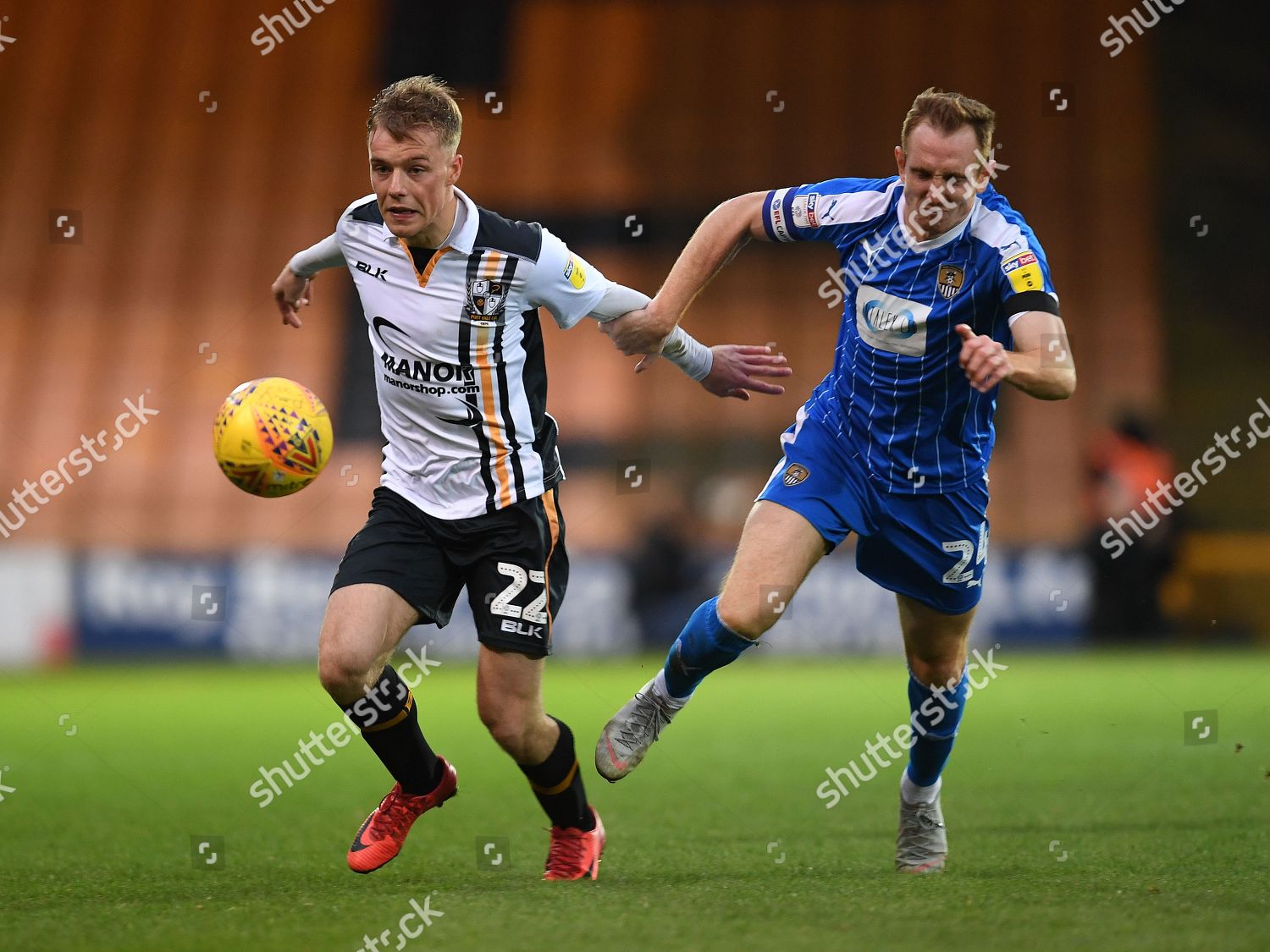 Tom Conlon Port Vale Robert Milsom Editorial Stock Photo - Stock Image ...