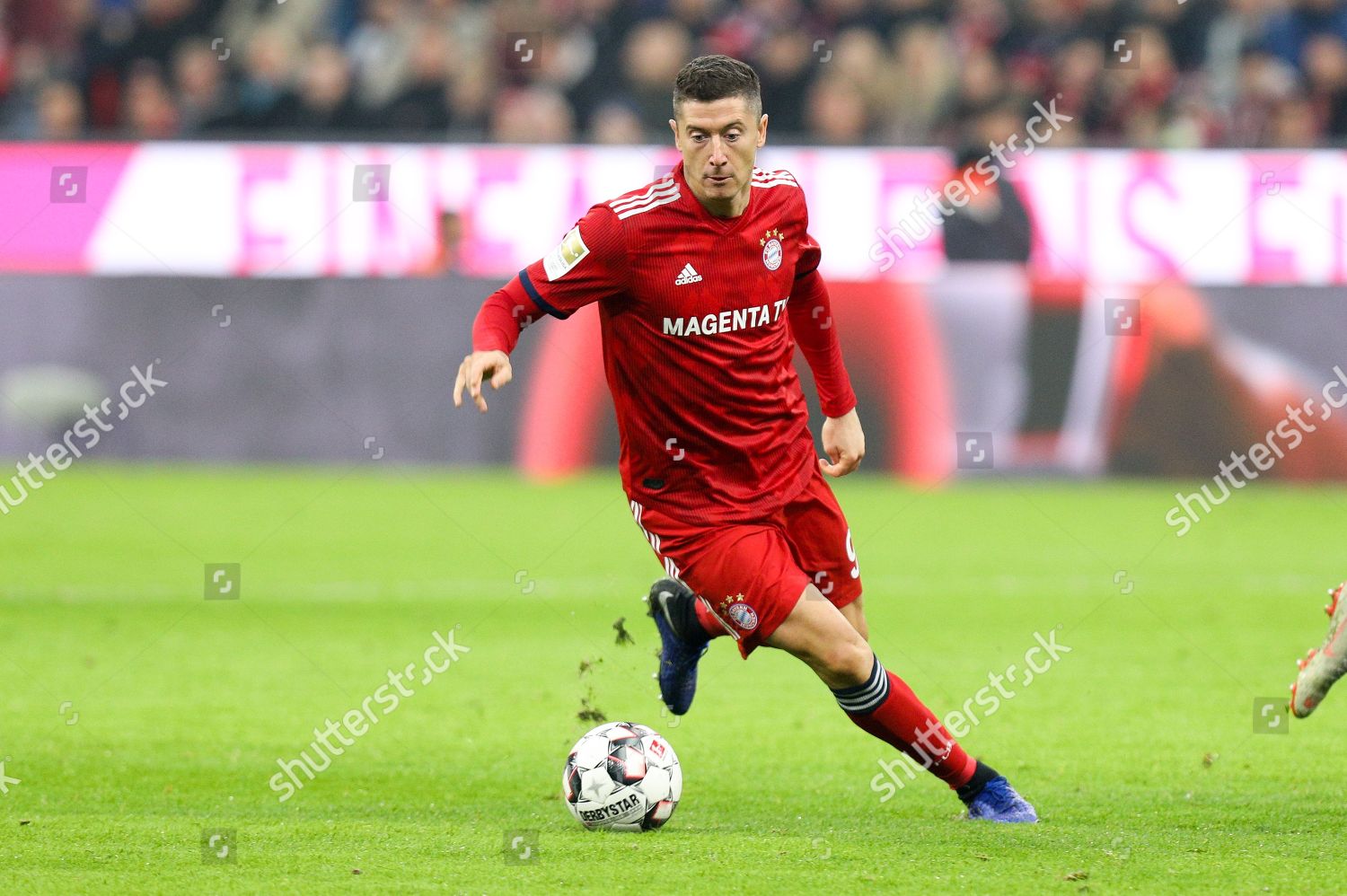 Robert Lewandowski 9 Fc Bayern Muenchen Editorial Stock Photo - Stock ...