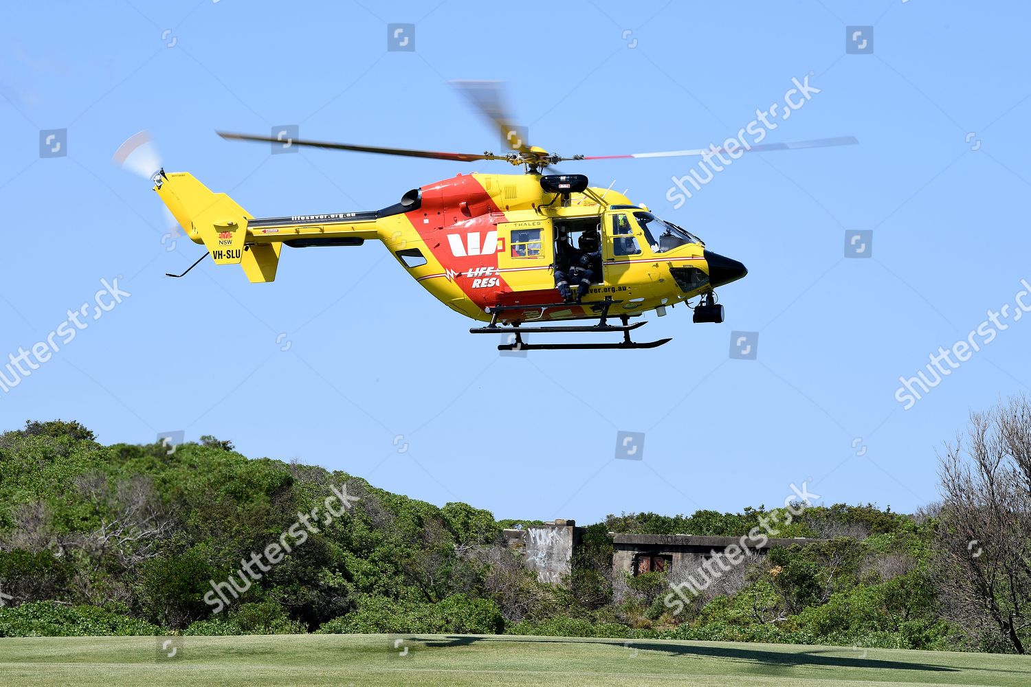 Westpac Life Saver Rescue Helicopter Service Editorial Stock Photo ...