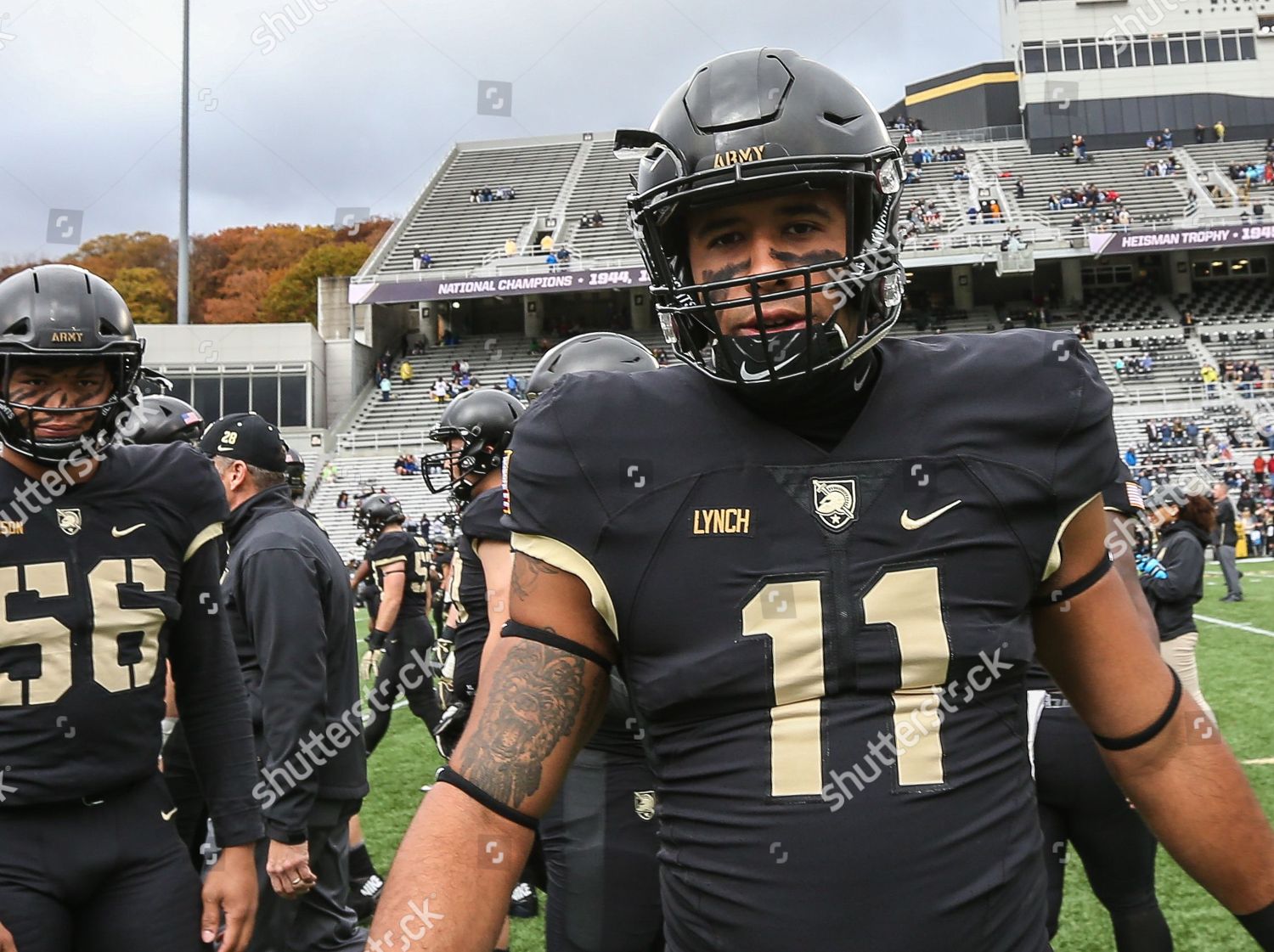 Army Black Knights Linebacker Donavan Lynch Editorial Stock Photo ...