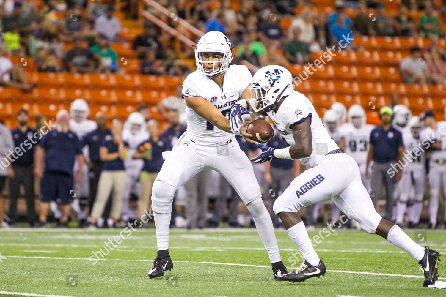 Utah State Aggies Quarterback Jordan Love Editorial Stock Photo - Stock ...