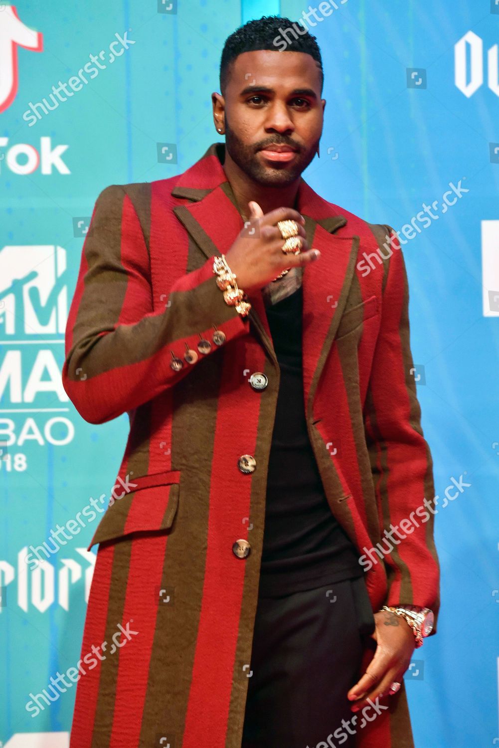 Jason Derulo Poses Photographers On Red Editorial Stock Photo - Stock ...