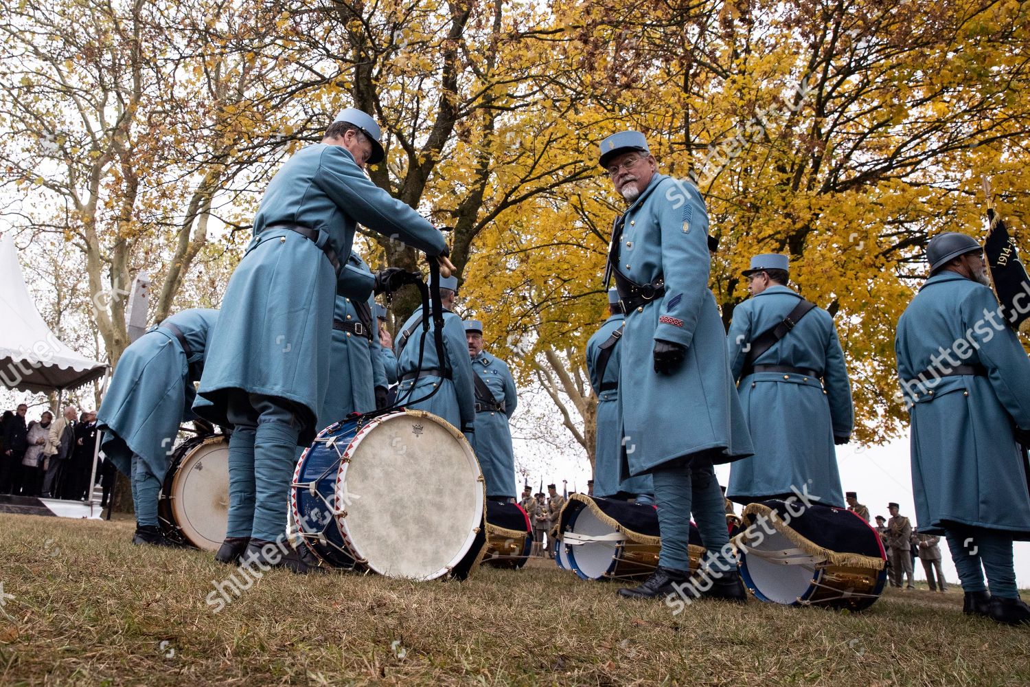 Reenactors Dressed French Soldiers First World Editorial Stock Photo ...