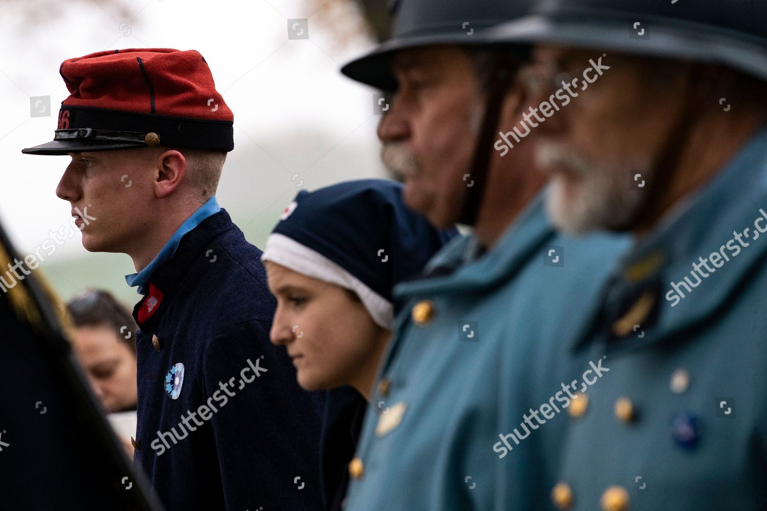 Reenactors Dressed French Soldiers First World Editorial Stock Photo ...