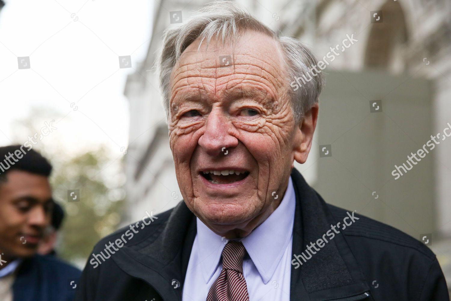 Lord Alf Dubs Arrives Outside Downing Editorial Stock Photo - Stock ...