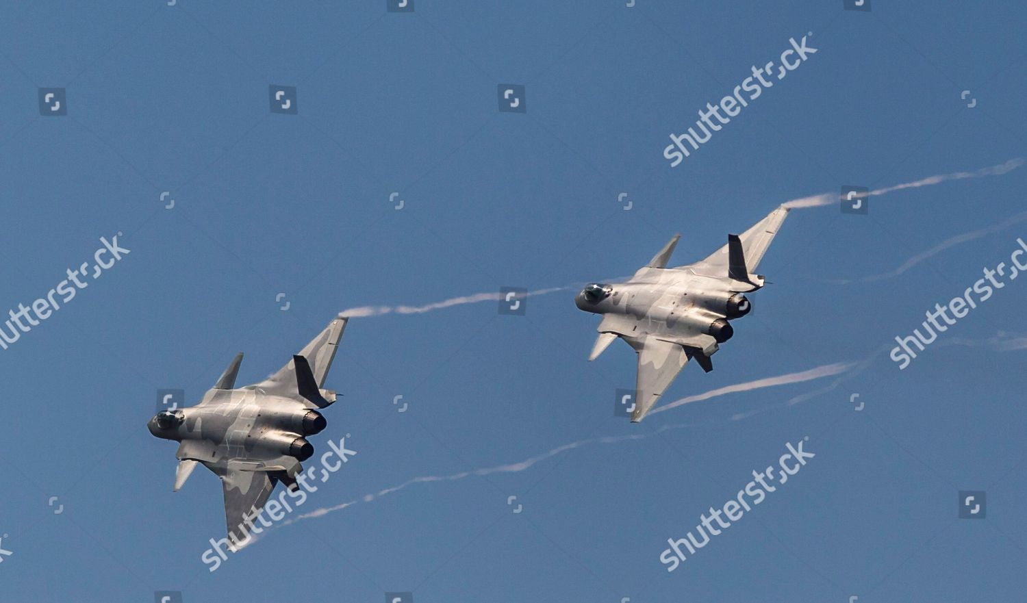 Two Chinese J20 Chengdu Stealth Fighter Editorial Stock Photo - Stock ...