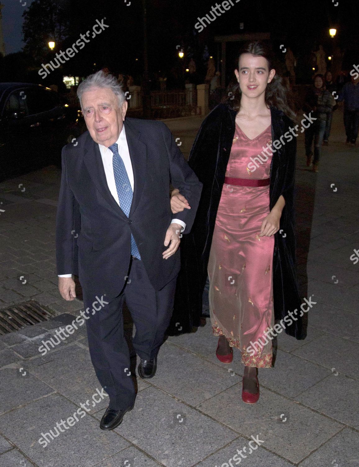Luis Maria Anson Su Nieta Editorial Stock Photo - Stock Image ...