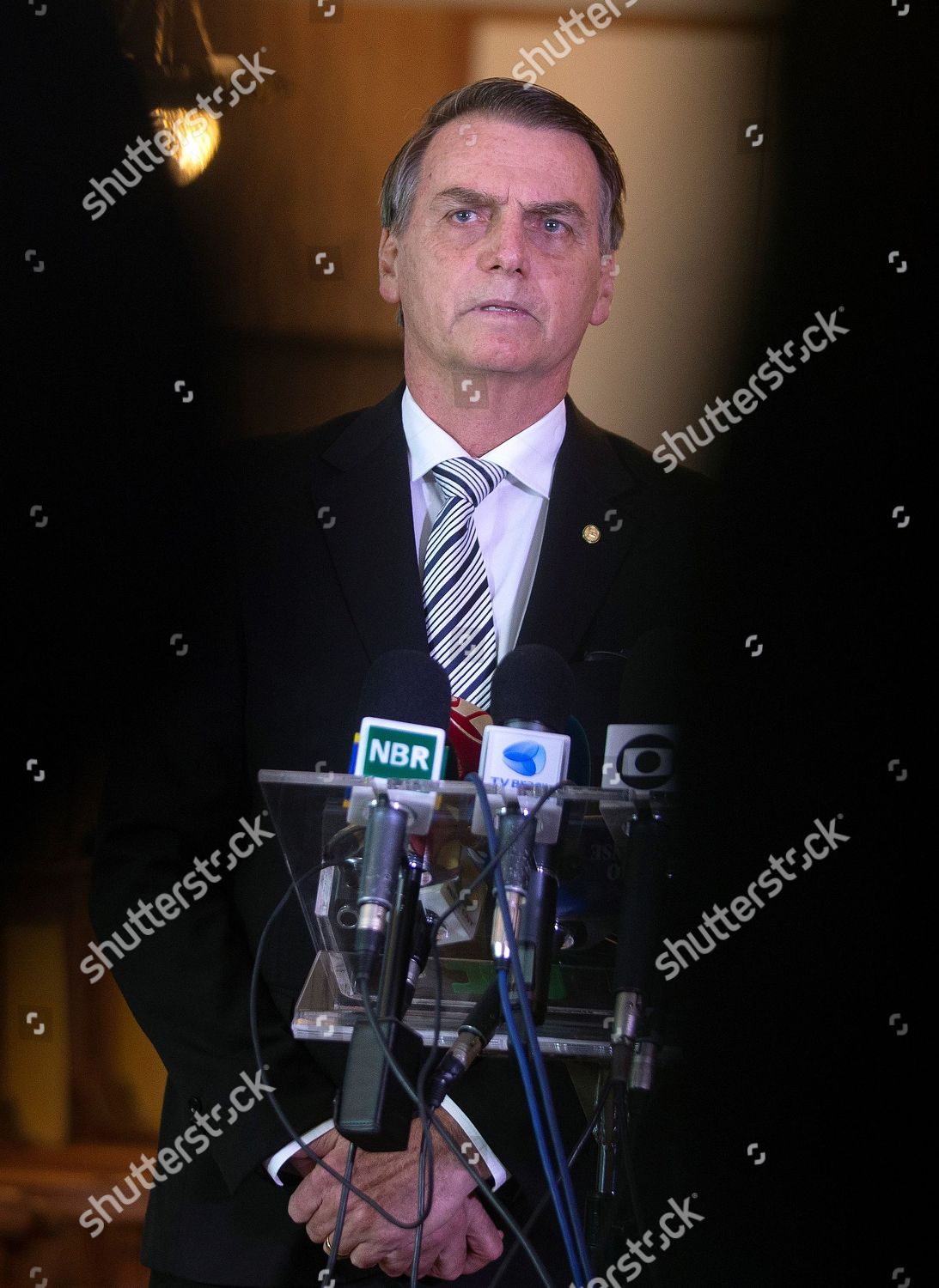Elected President Brazil Jair Bolsonaro Delivers Editorial Stock Photo ...