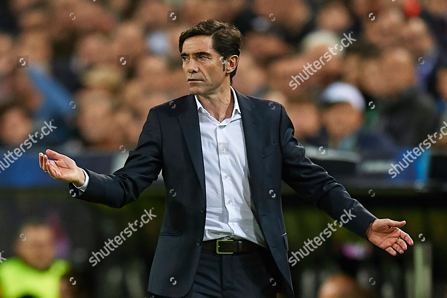 Valencia Cf Manager Marcelino Garcia Editorial Stock Photo - Stock ...