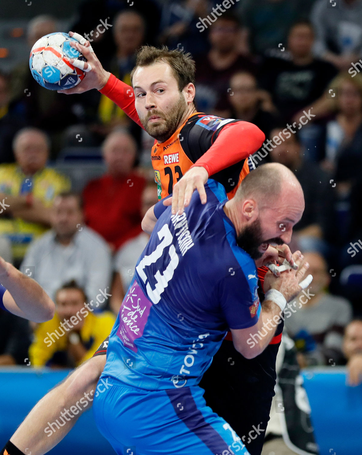Rheinneckar Loewns Steffen Faeth L Action Editorial Stock Photo - Stock ...