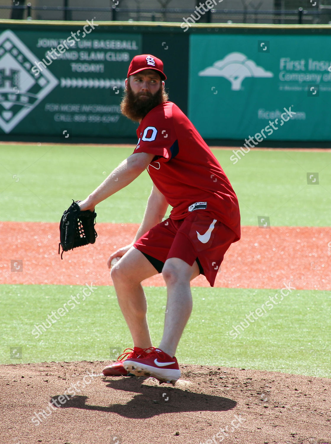 St Louis Cardinals John Brebbia During Editorial Stock Photo - Stock ...