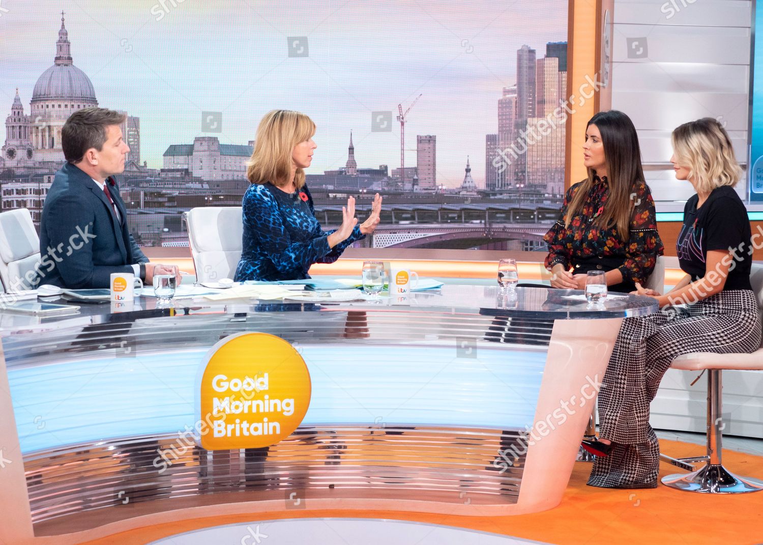 Ben Shephard Kate Garraway Helen Wood Editorial Stock Photo - Stock ...