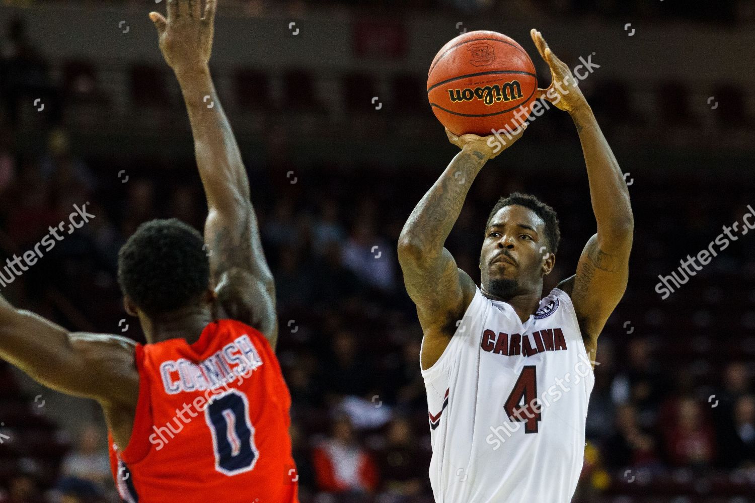 South Carolina Gamecocks Guard Tre Campbell Editorial Stock Photo ...