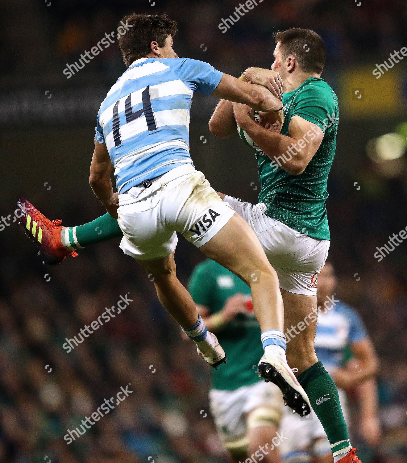 Ireland Vs Argentina Argentinas Bautista Delguy Editorial Stock Photo ...