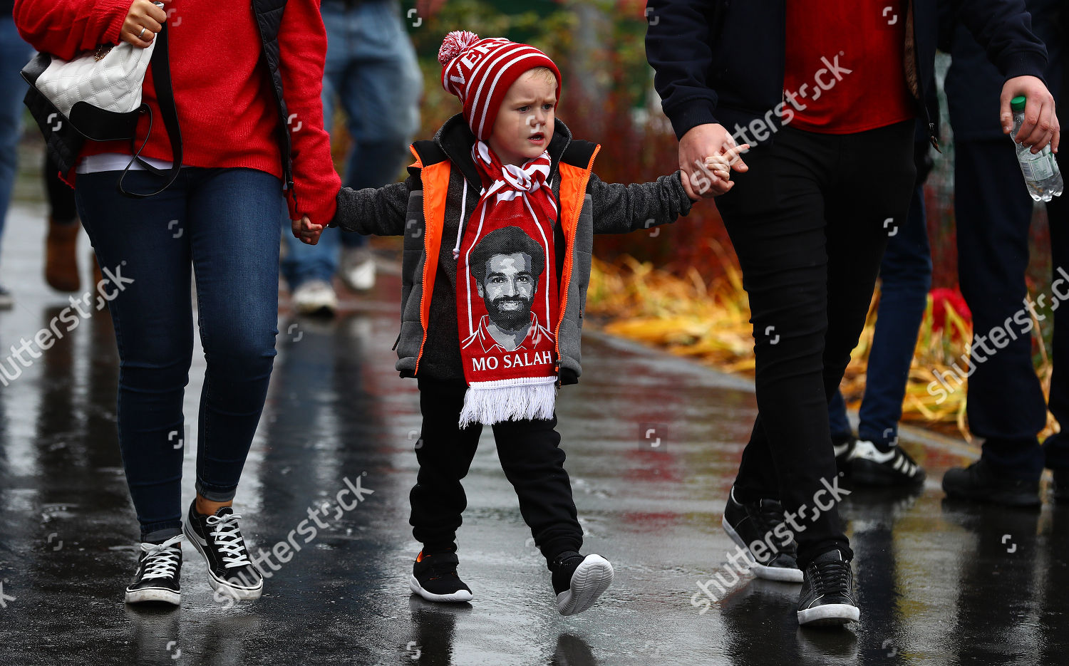 Young Liverpool Fan Makes His Way Editorial Stock Photo - Stock Image ...
