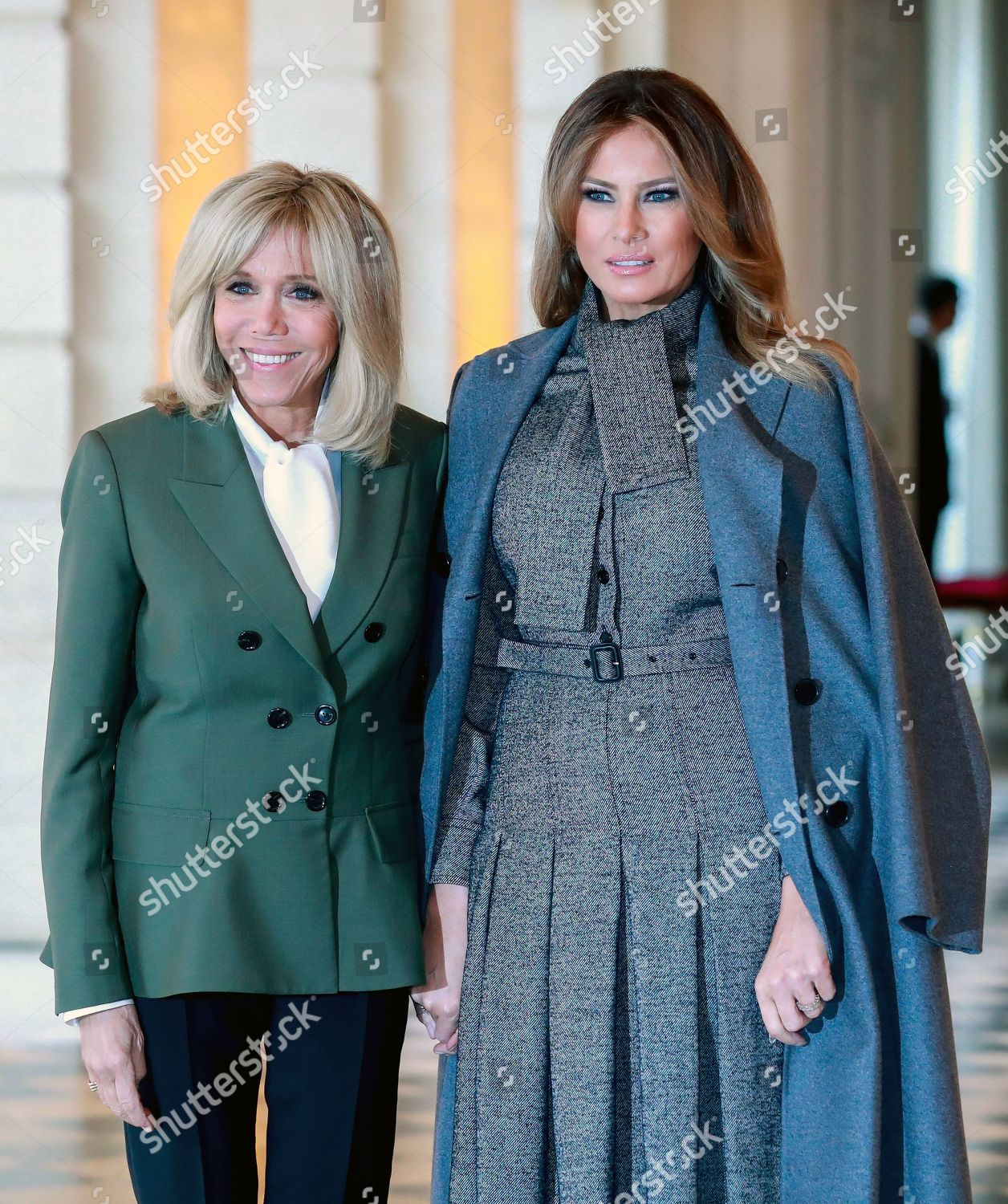 French First Lady Brigitte Macron L Editorial Stock Photo - Stock Image ...