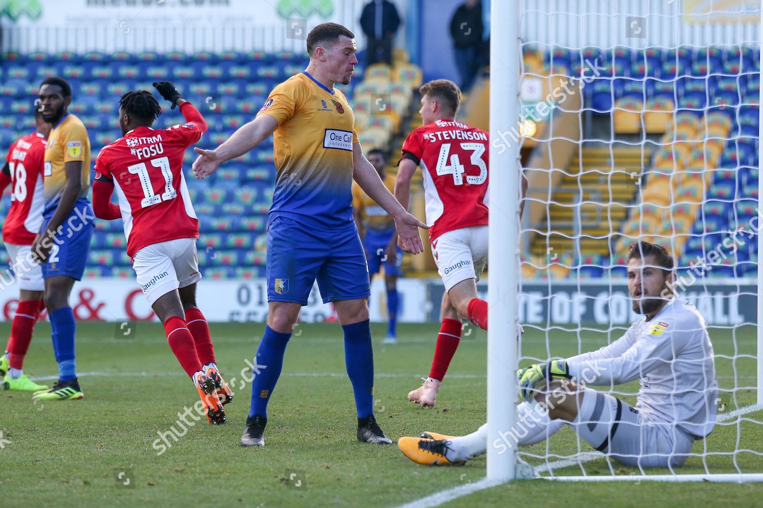 Toby Stevenson Charlton Athletic 43 Celebrates Editorial Stock Photo ...