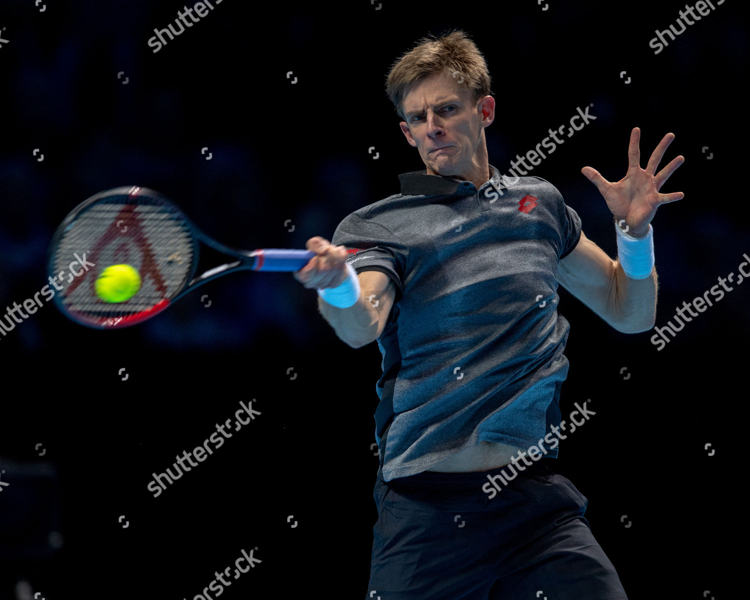 Kevin Anderson Rsa Action During His Editorial Stock Photo - Stock ...