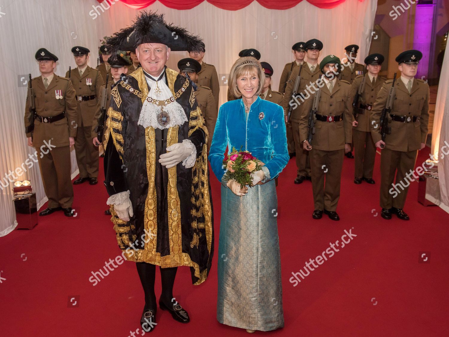 LORD MAYOR PETER ESTLIN HIS WIFE Editorial Stock Photo - Stock Image ...