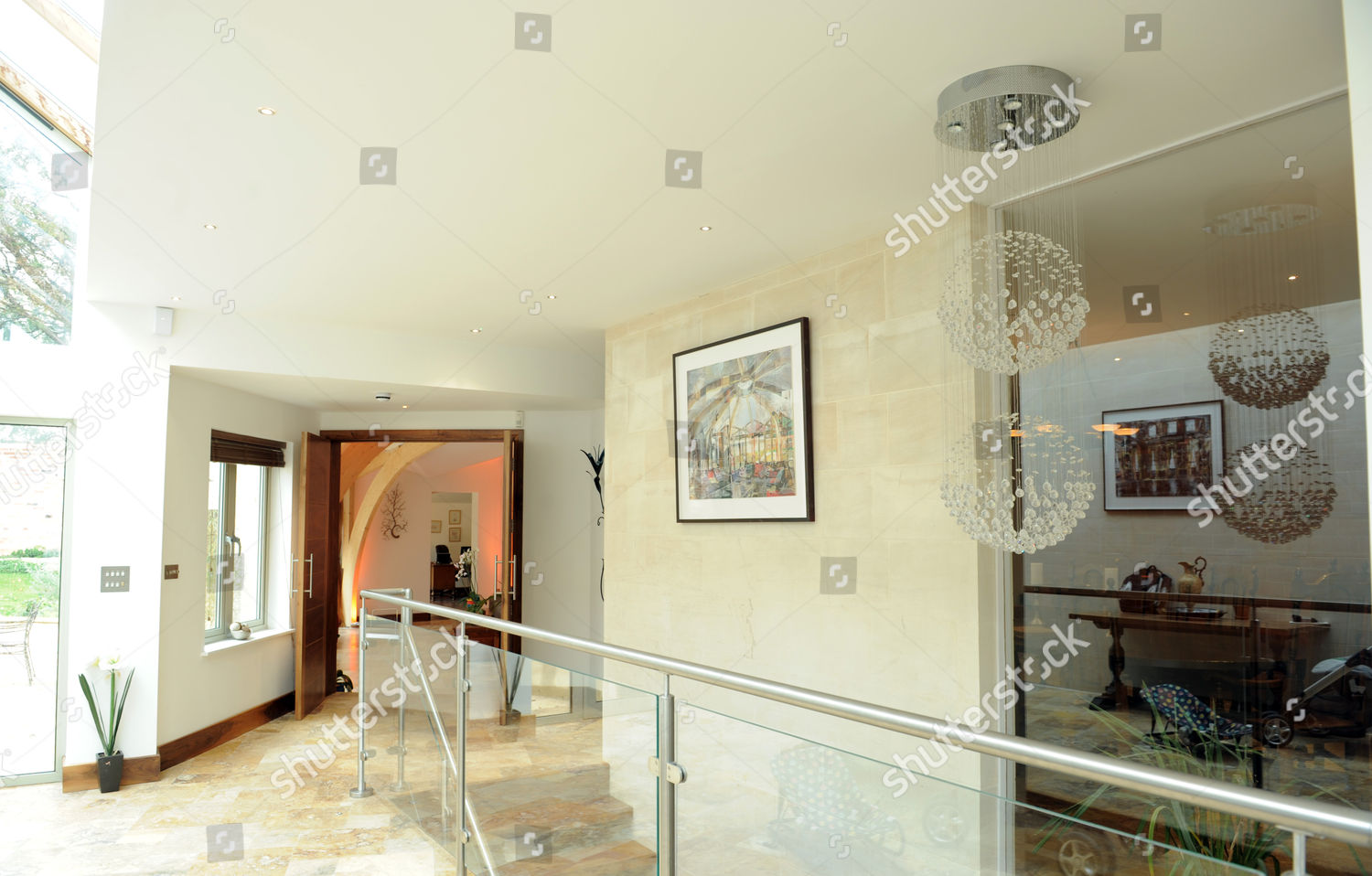 Connecting Hall Flooded Natural Light Reflecting Editorial Stock Photo ...