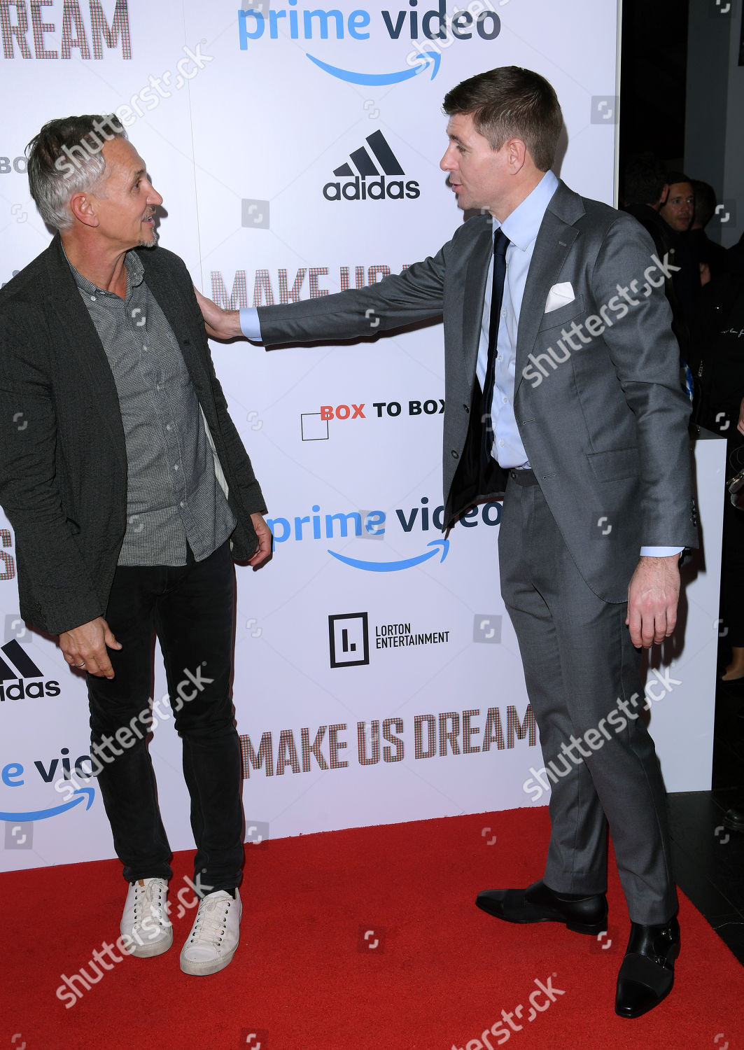 Gary Lineker Steven Gerrard Editorial Stock Photo - Stock Image ...