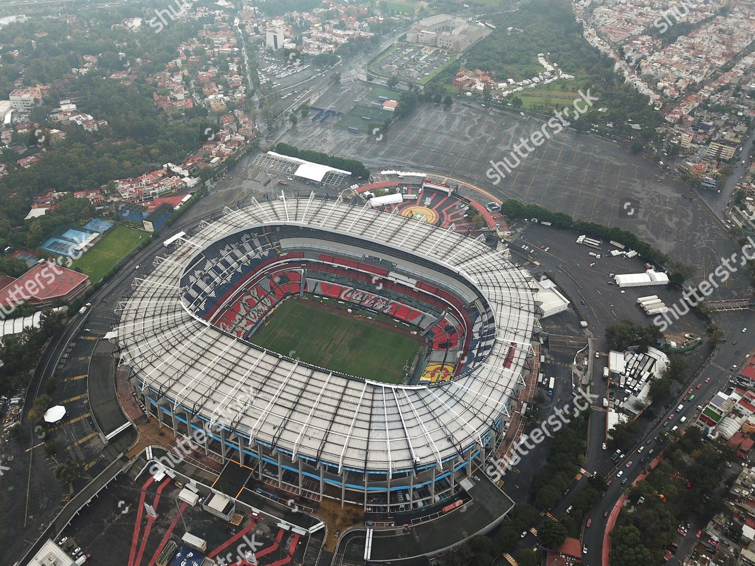 General View Drone Estadio Azteca Mexico Editorial Stock Photo - Stock ...