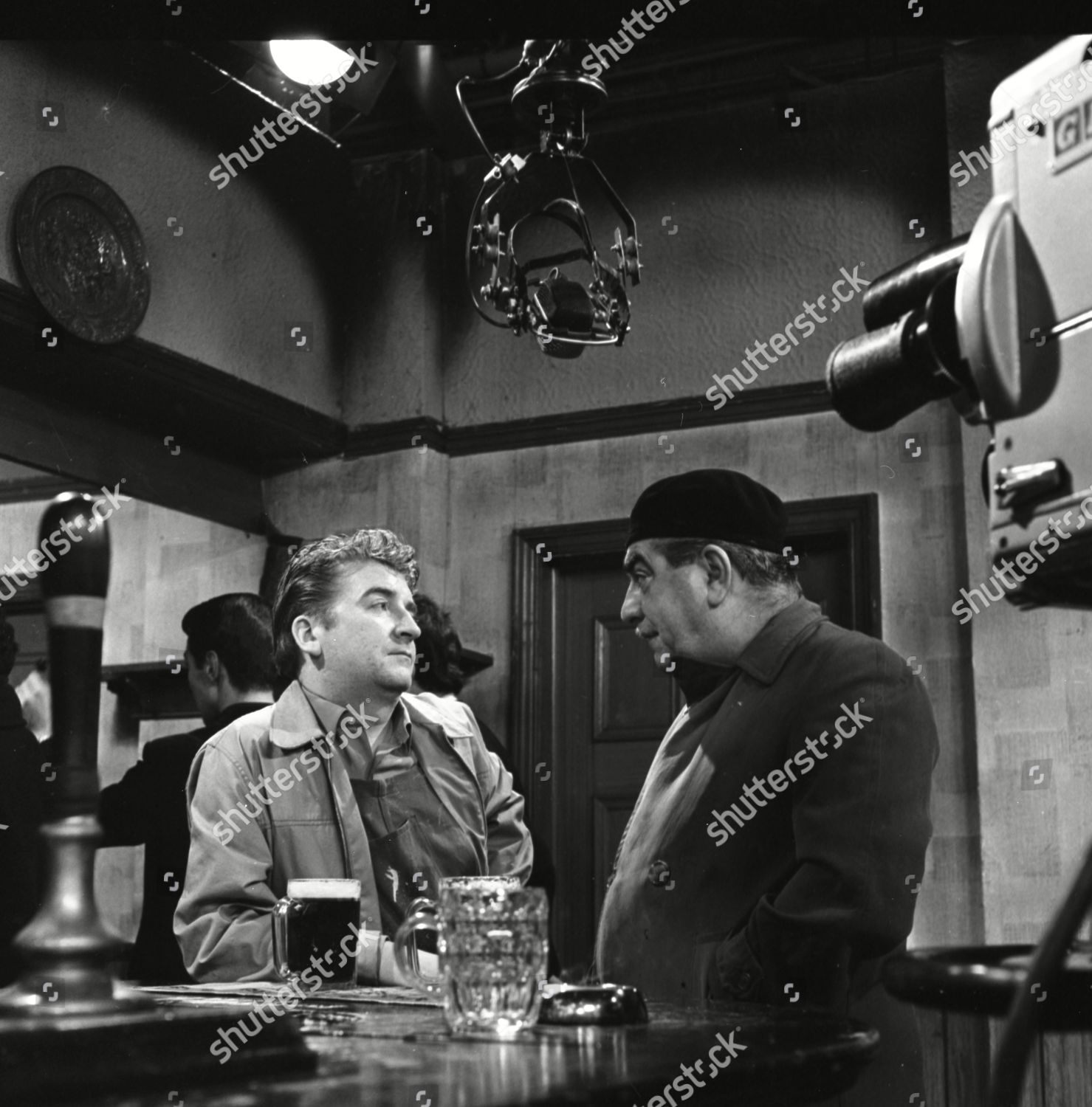 Peter Adamson Len Fairclough Bernard Youens Editorial Stock Photo ...