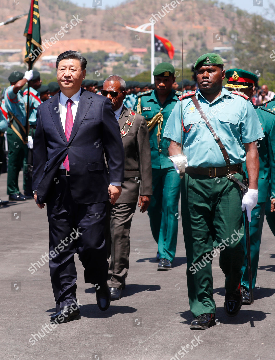 Chinas President Xi Jinping Papua New Editorial Stock Photo - Stock ...