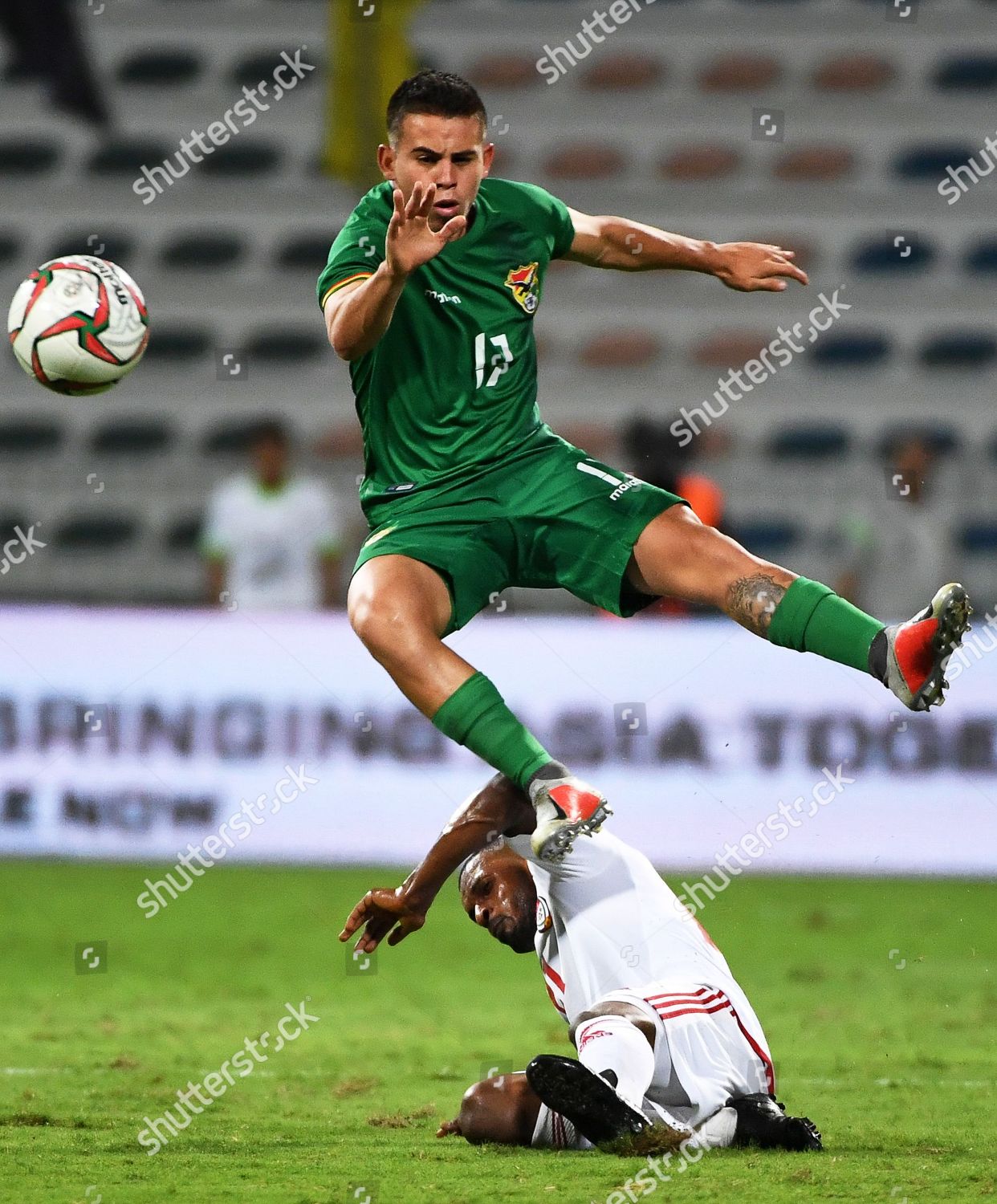 Henry Vaca Bolivia Action During International Editorial Stock Photo ...