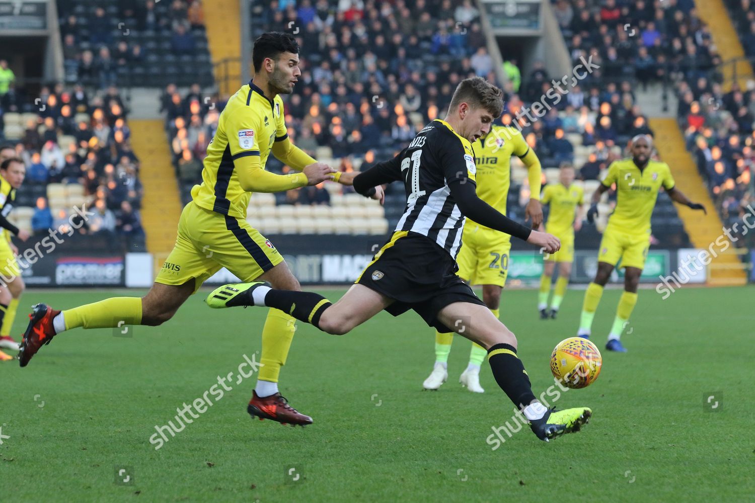 Conor Thomas Keston Davies During Efl Editorial Stock Photo - Stock ...