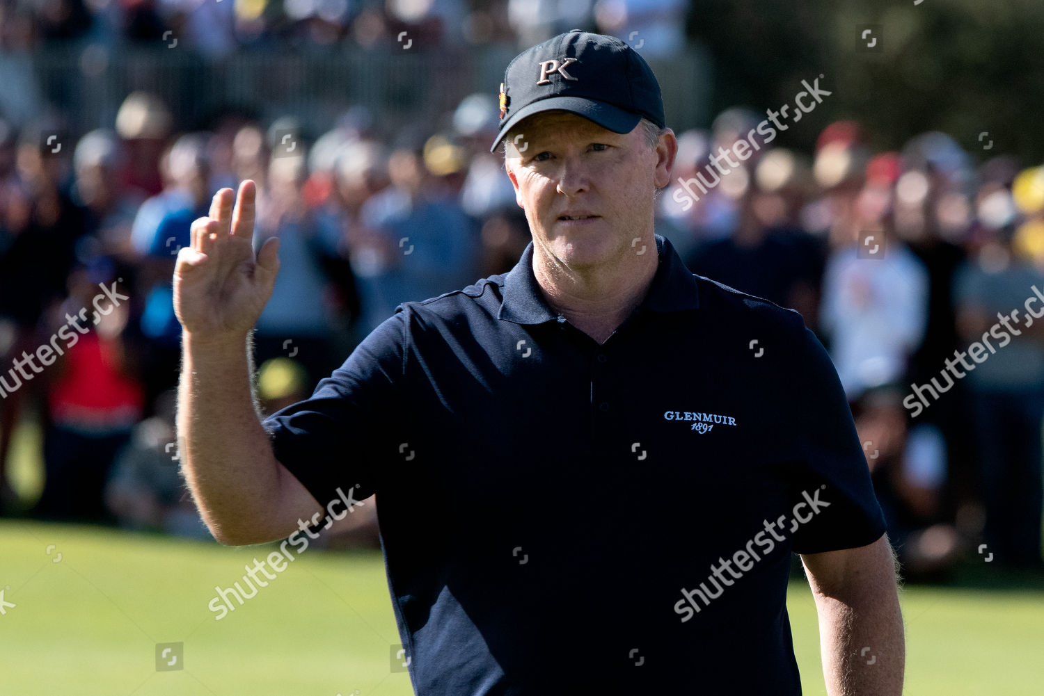 Marcus Fraser Aus Thanks Crowd Editorial Stock Photo - Stock Image ...