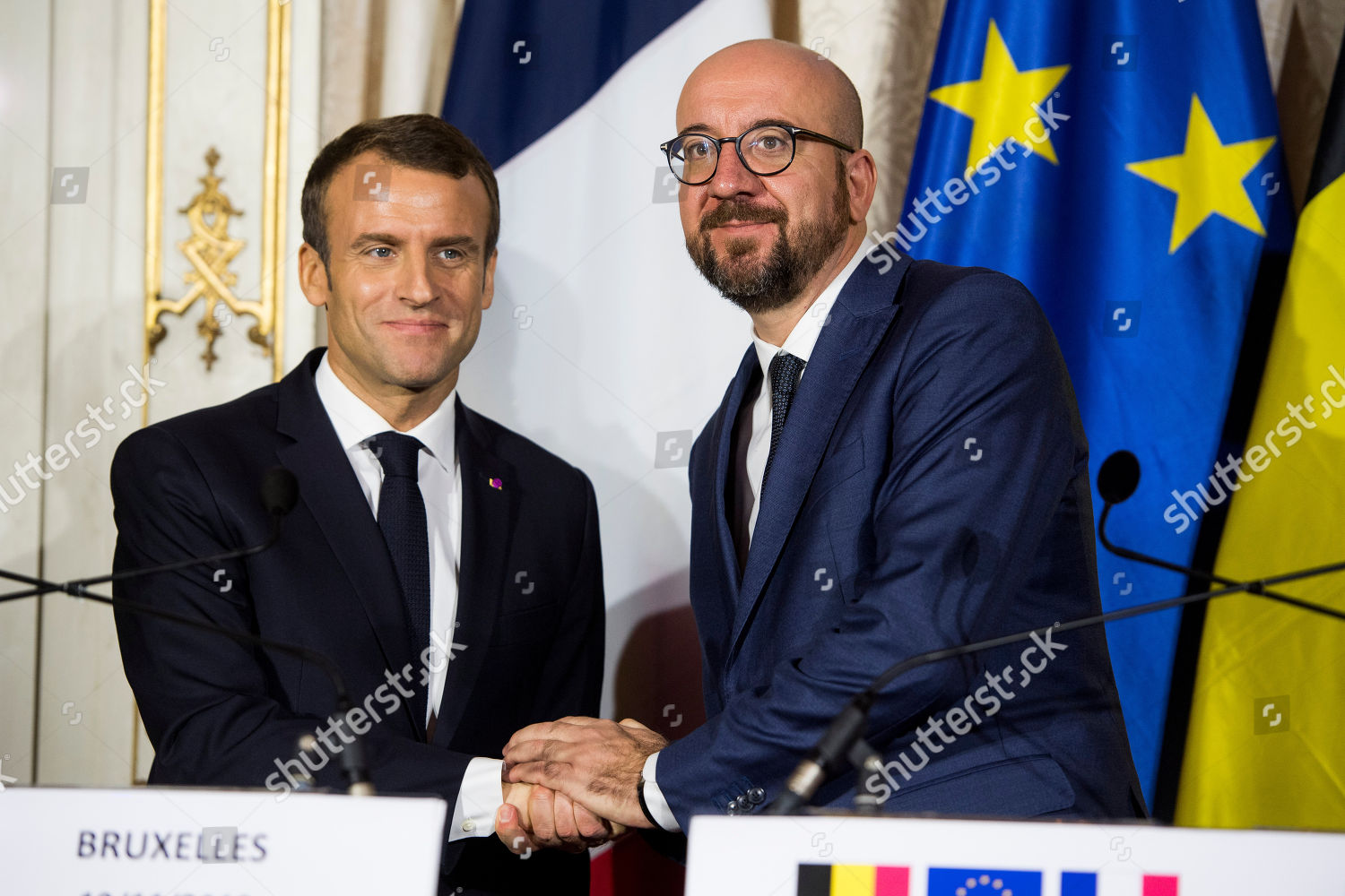 French President Emmanuel Macron Prime Minister Editorial Stock Photo ...