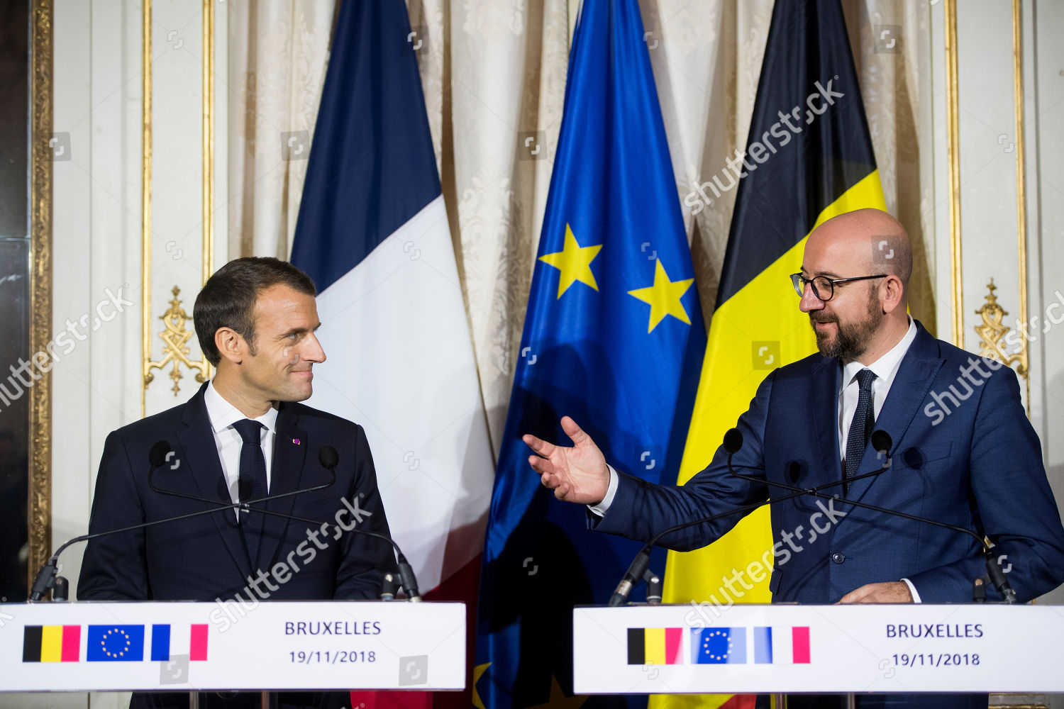 French President Emmanuel Macron Prime Minister Editorial Stock Photo ...