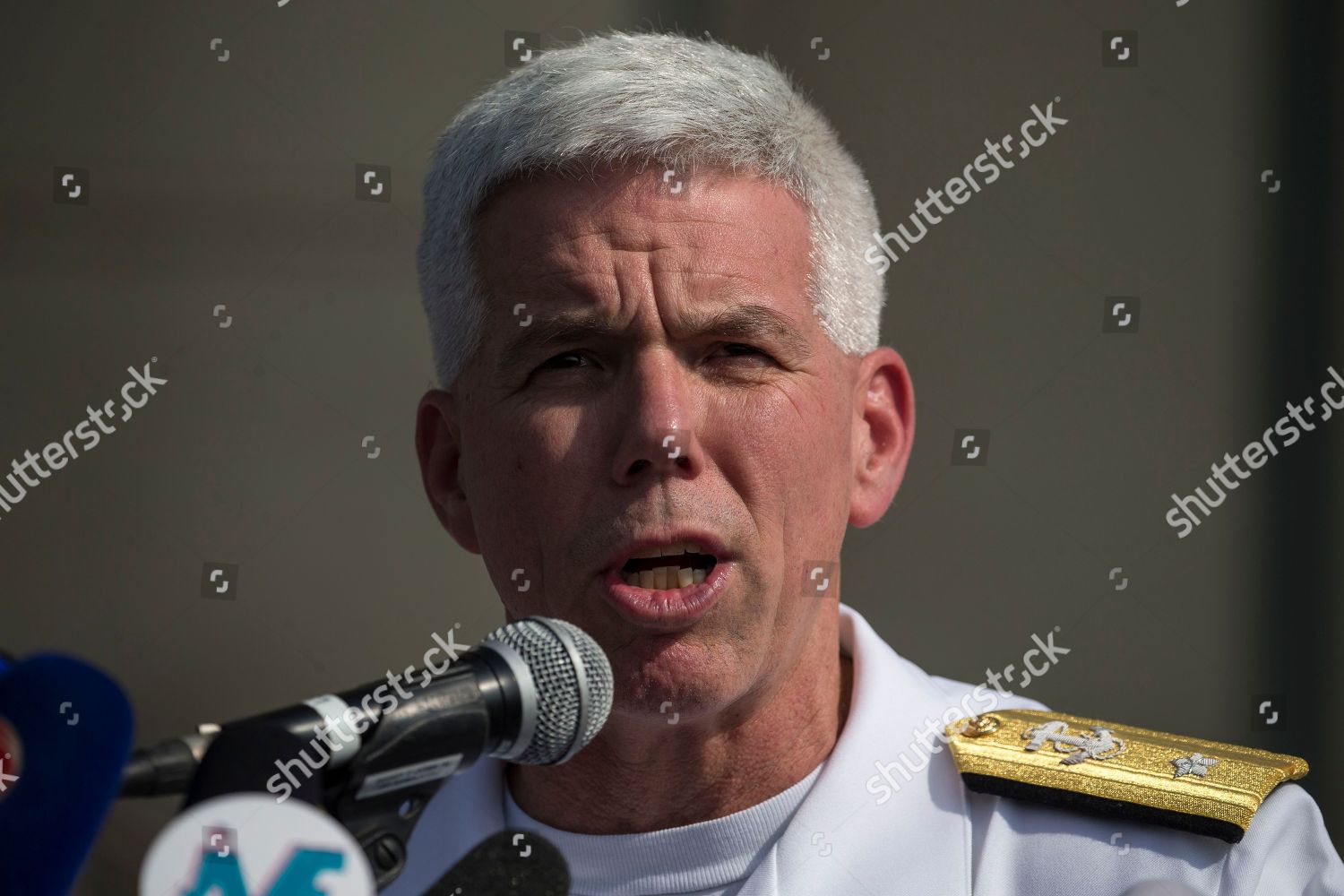 Rear Admiral Karl O Thomas Commander Editorial Stock Photo - Stock ...