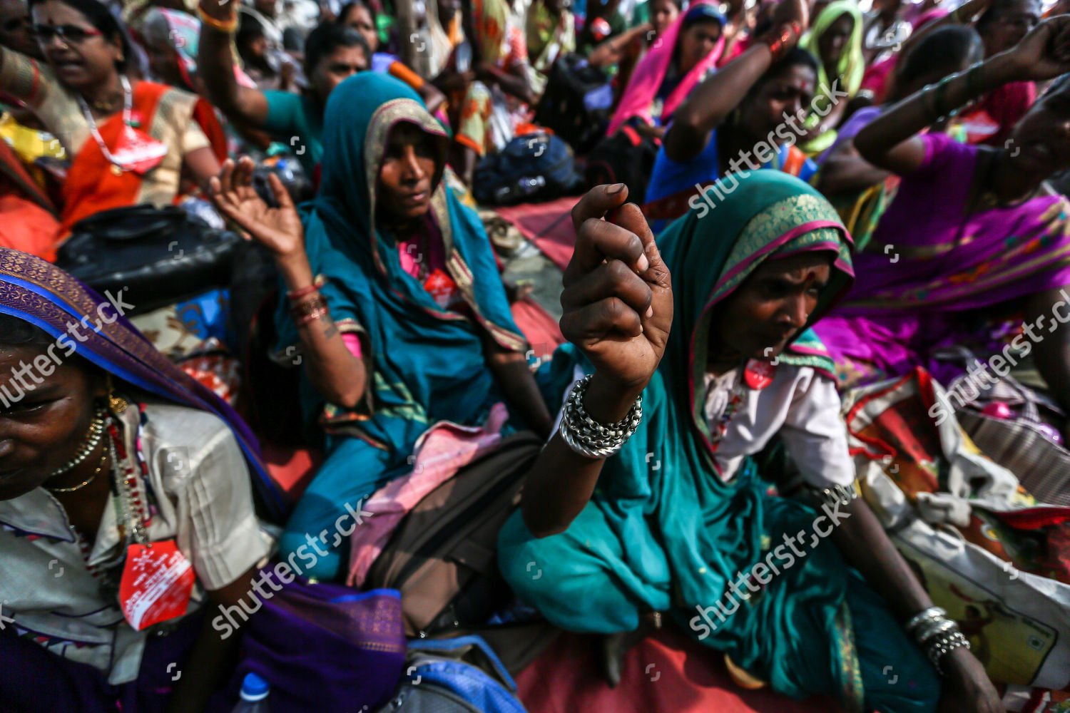 Indian Tribespeople Distressed Farmers Various Parts Editorial Stock ...