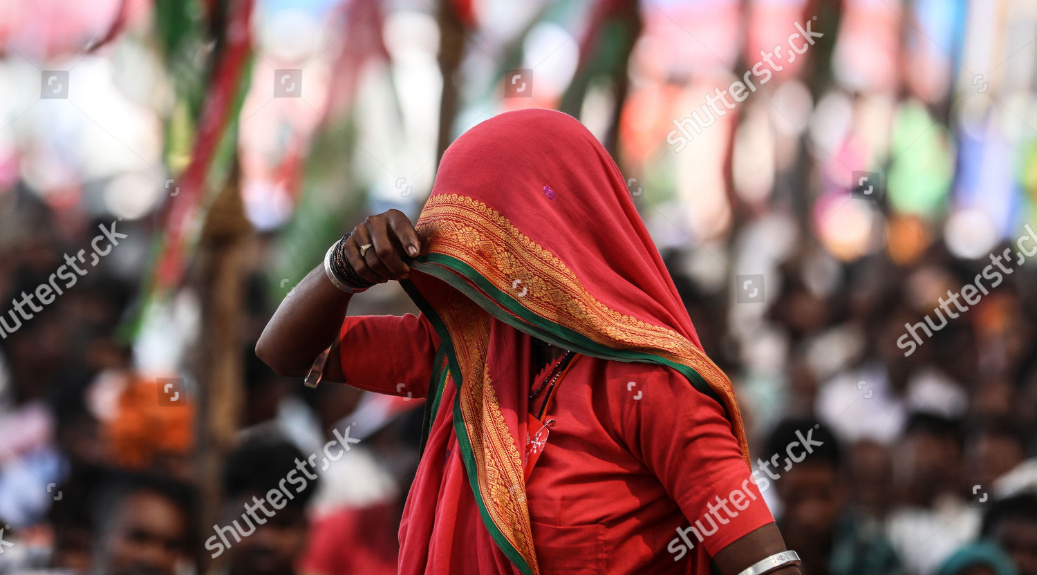 Indian Tribespeople Distressed Farmers Various Parts Editorial Stock ...