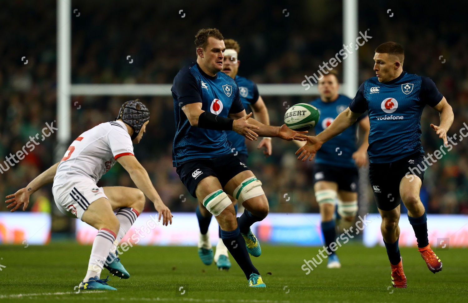 Rhys Ruddock Passes Andrew Conway Ireland Editorial Stock Photo - Stock ...