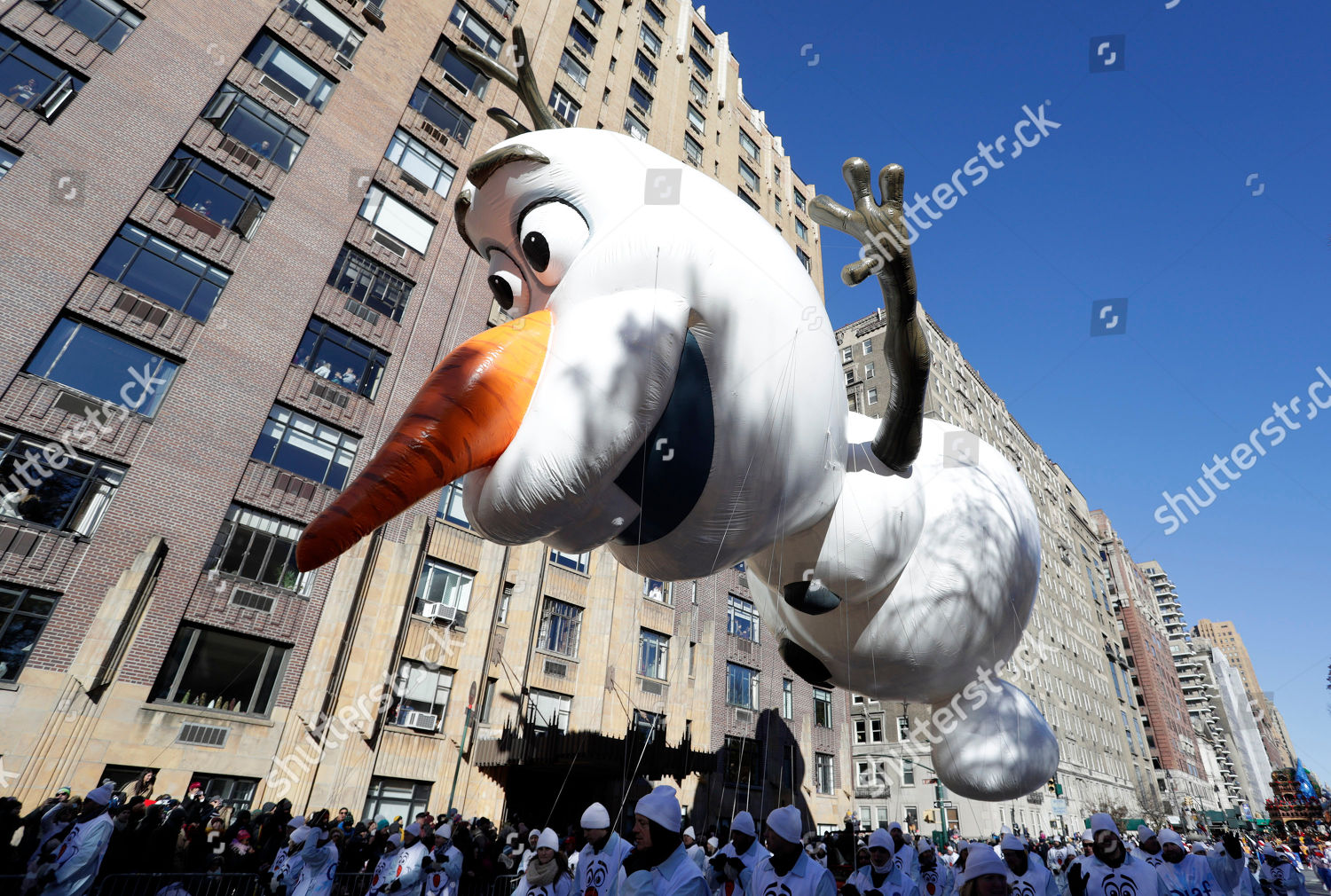 Olaf Balloon Floats Down Central Park Editorial Stock Photo - Stock ...