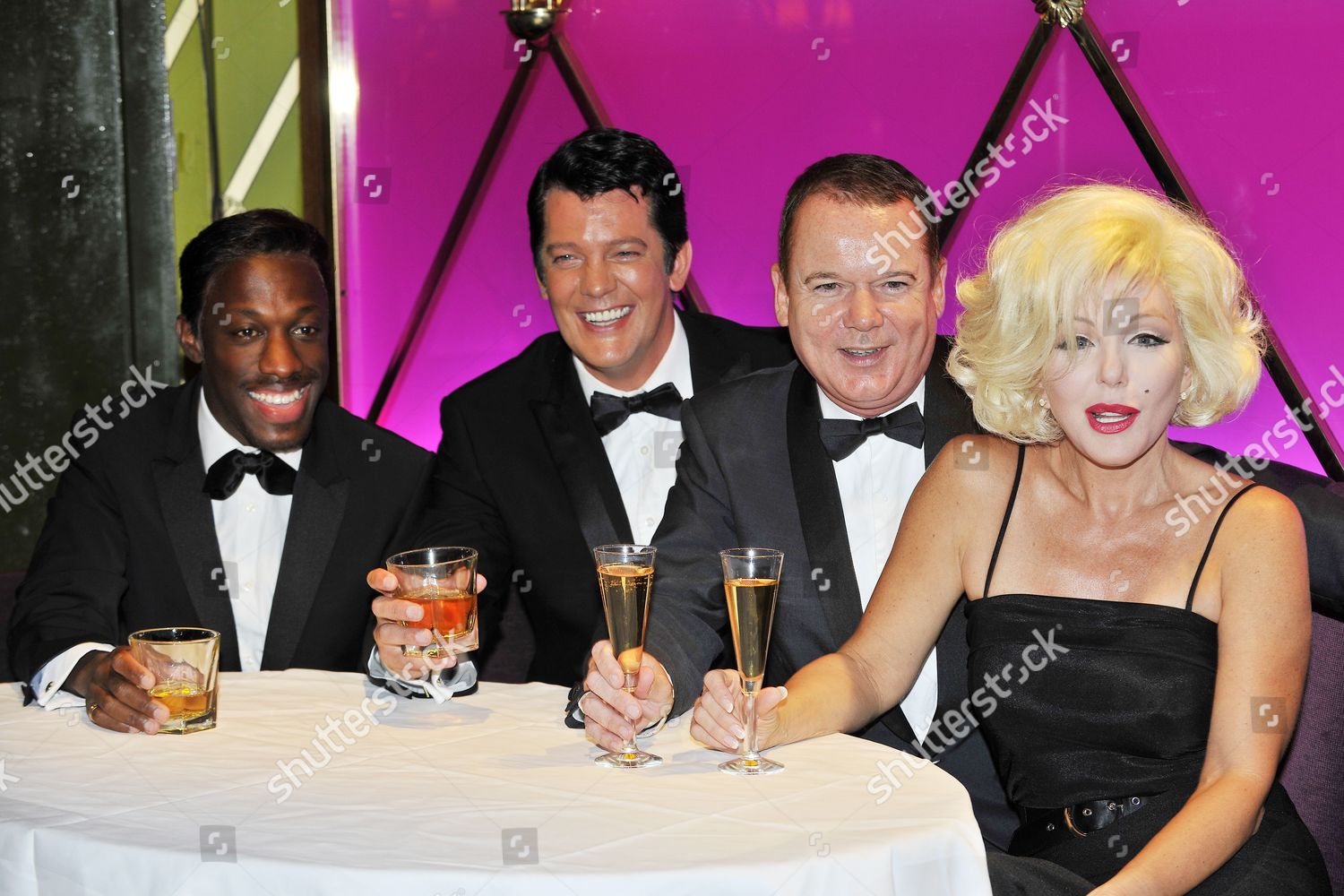 L R Giles Terera Sammy Davies Editorial Stock Photo - Stock Image ...