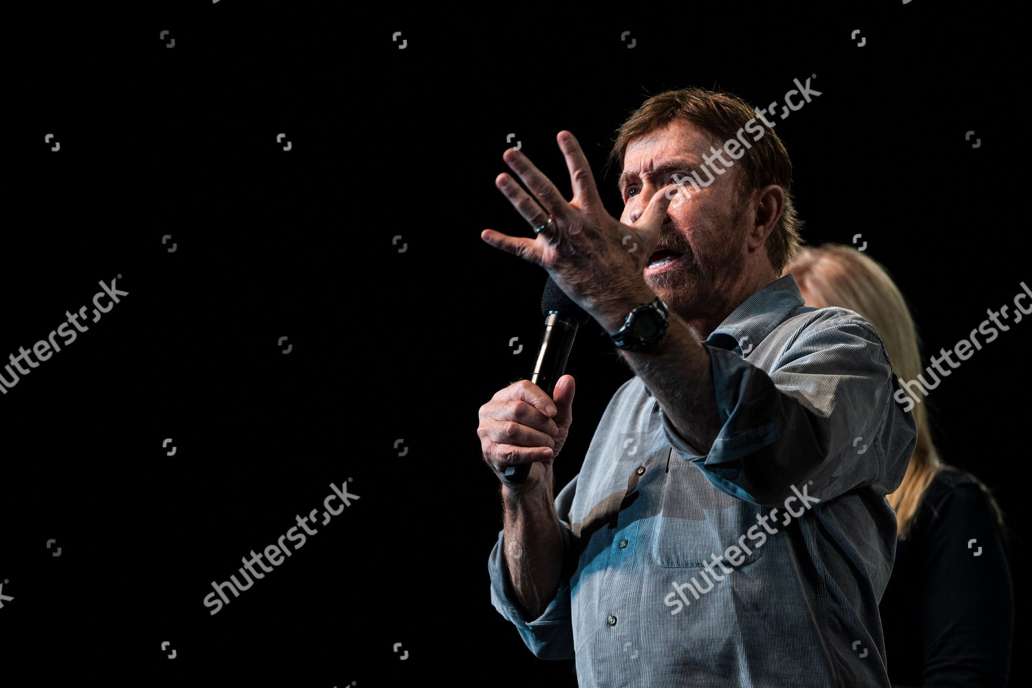 Us Actor Martial Artist Chuck Norris Editorial Stock Photo - Stock ...