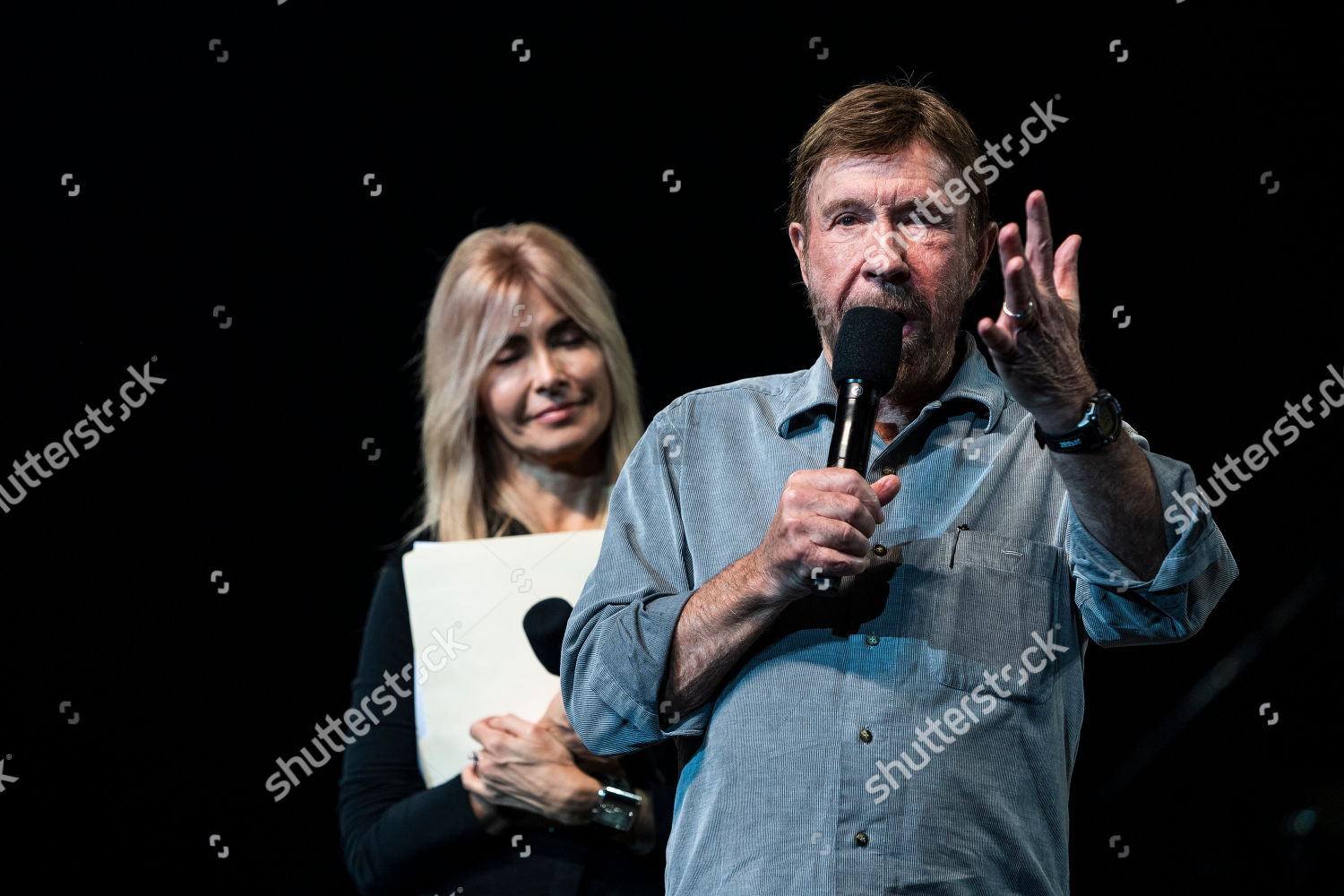 Us Actor Martial Artist Chuck Norris Editorial Stock Photo - Stock ...