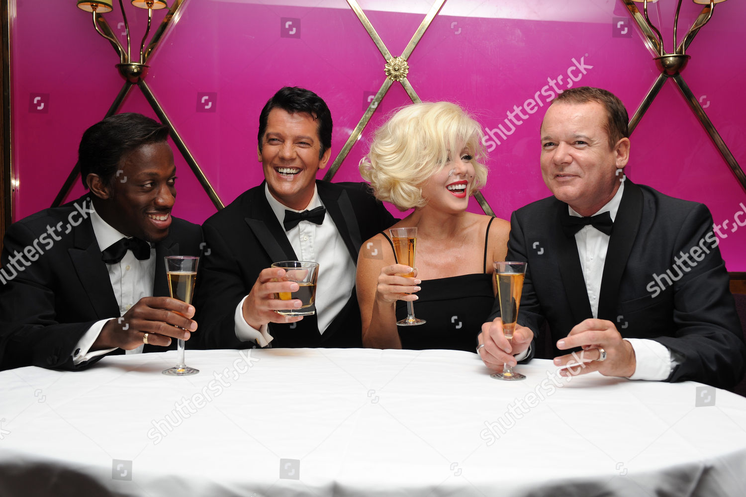 L R Giles Terera Sammy Davies Editorial Stock Photo - Stock Image ...
