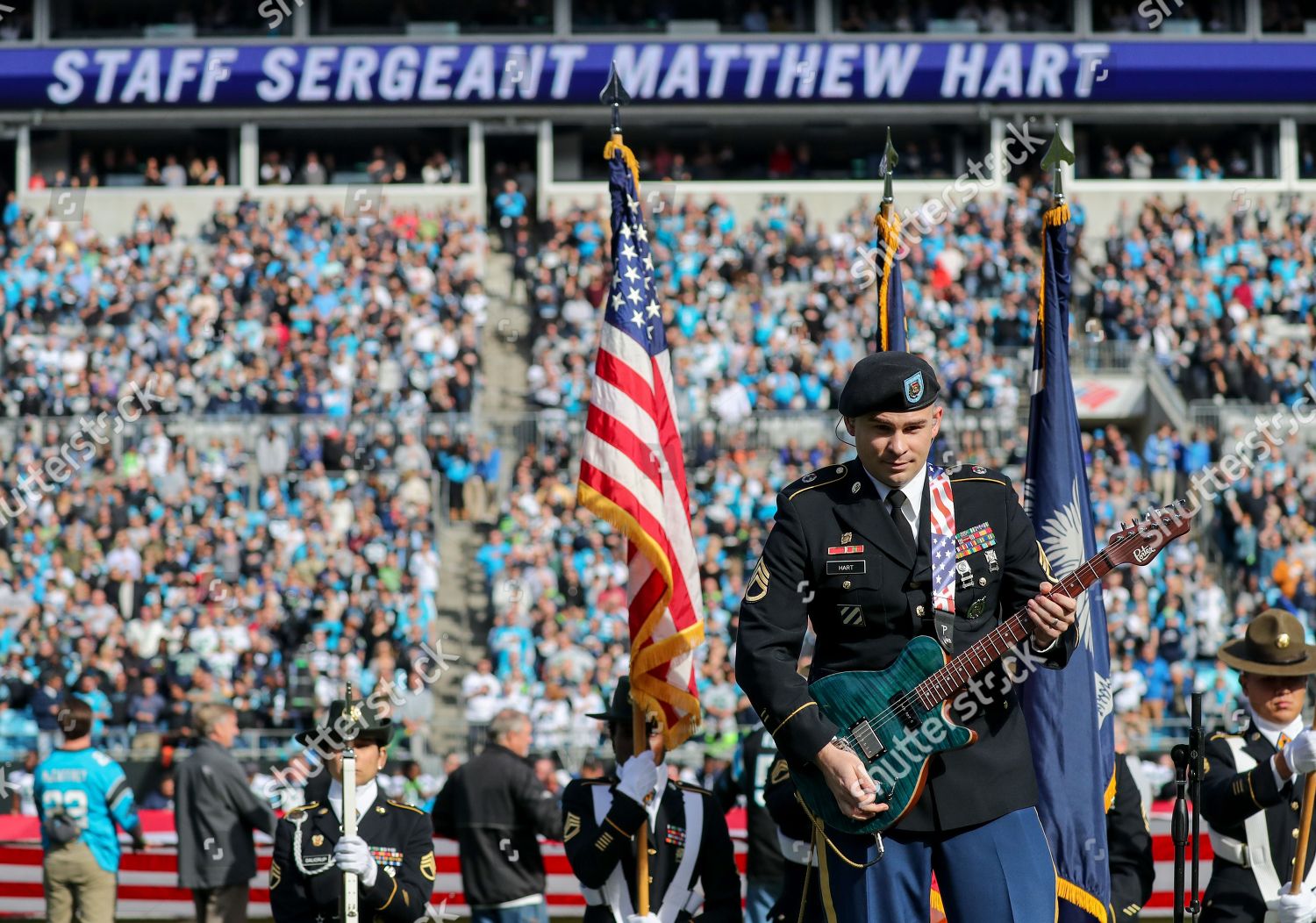 Staff Sergeant Matthew Hart Performs National Editorial Stock Photo ...
