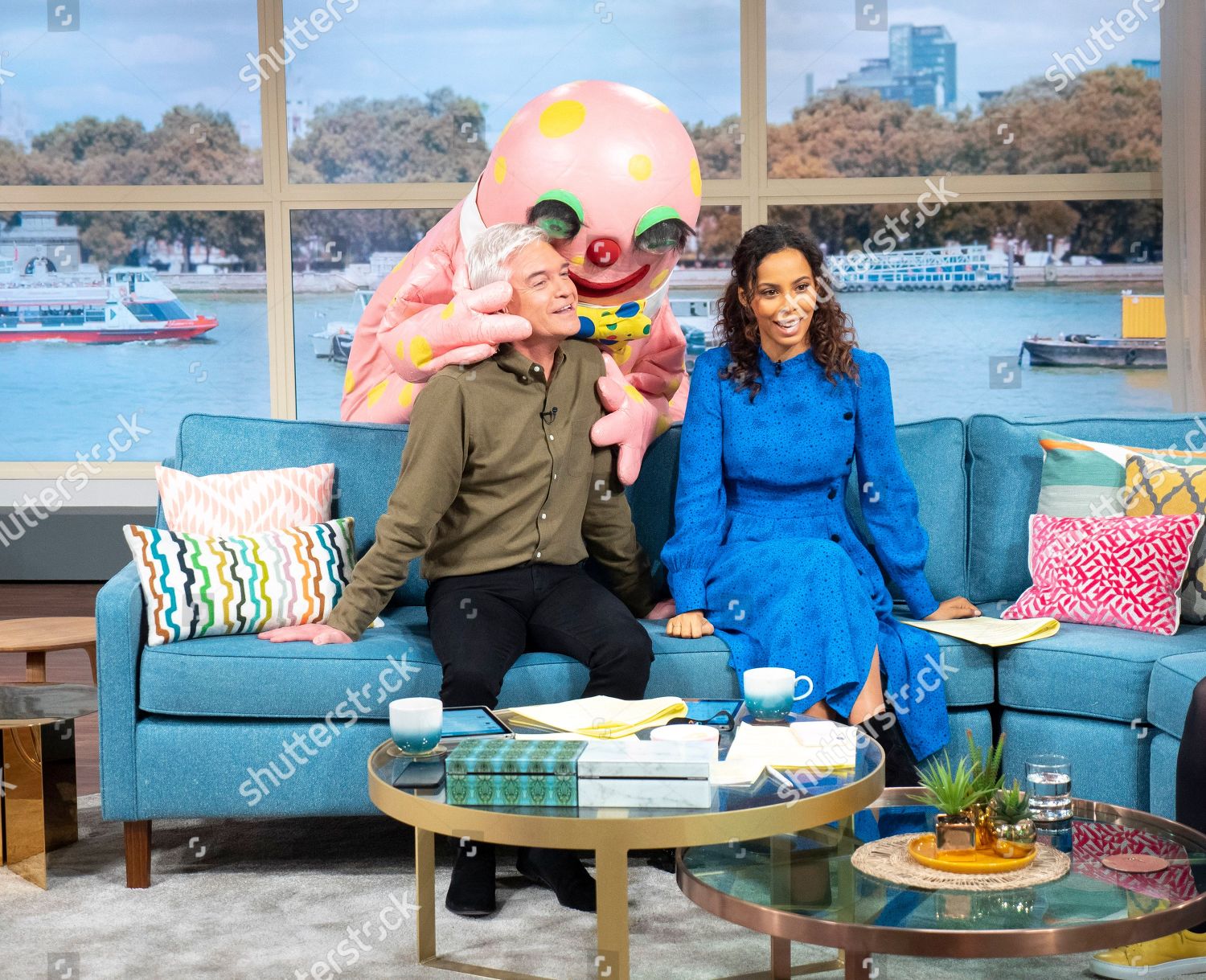 Phillip Schofield Rochelle Humes Maggie Philbin Editorial Stock Photo ...